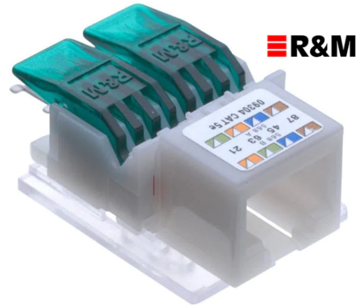 RJ45 Cat5e UTP R&M freenet Modul Jack weiss | S82083