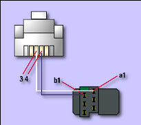 Telefonkabel TT83 auf RJ11 2.0m schwarz DSLKabel Kabel | S81550